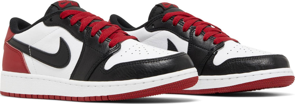[CZ0858-106] Grade School Air Jordan RETRO 1 LOW OG 'BLACK TOE (2023 ...