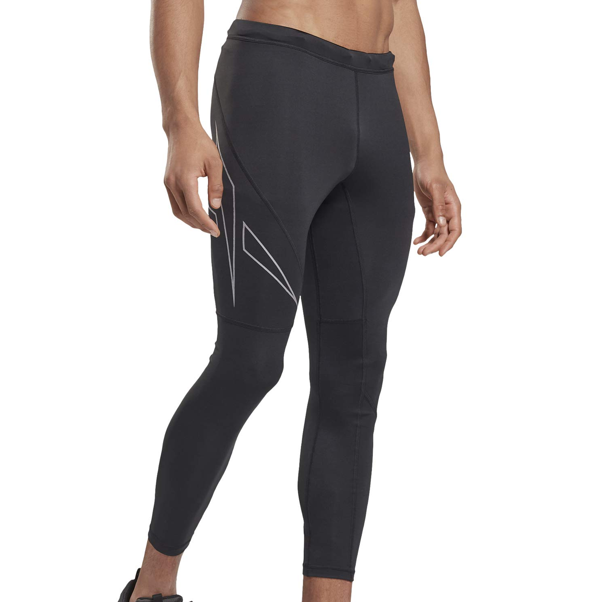 [FK6574] Mens Reebok One Series Running Reflective Tights – rubbersoled